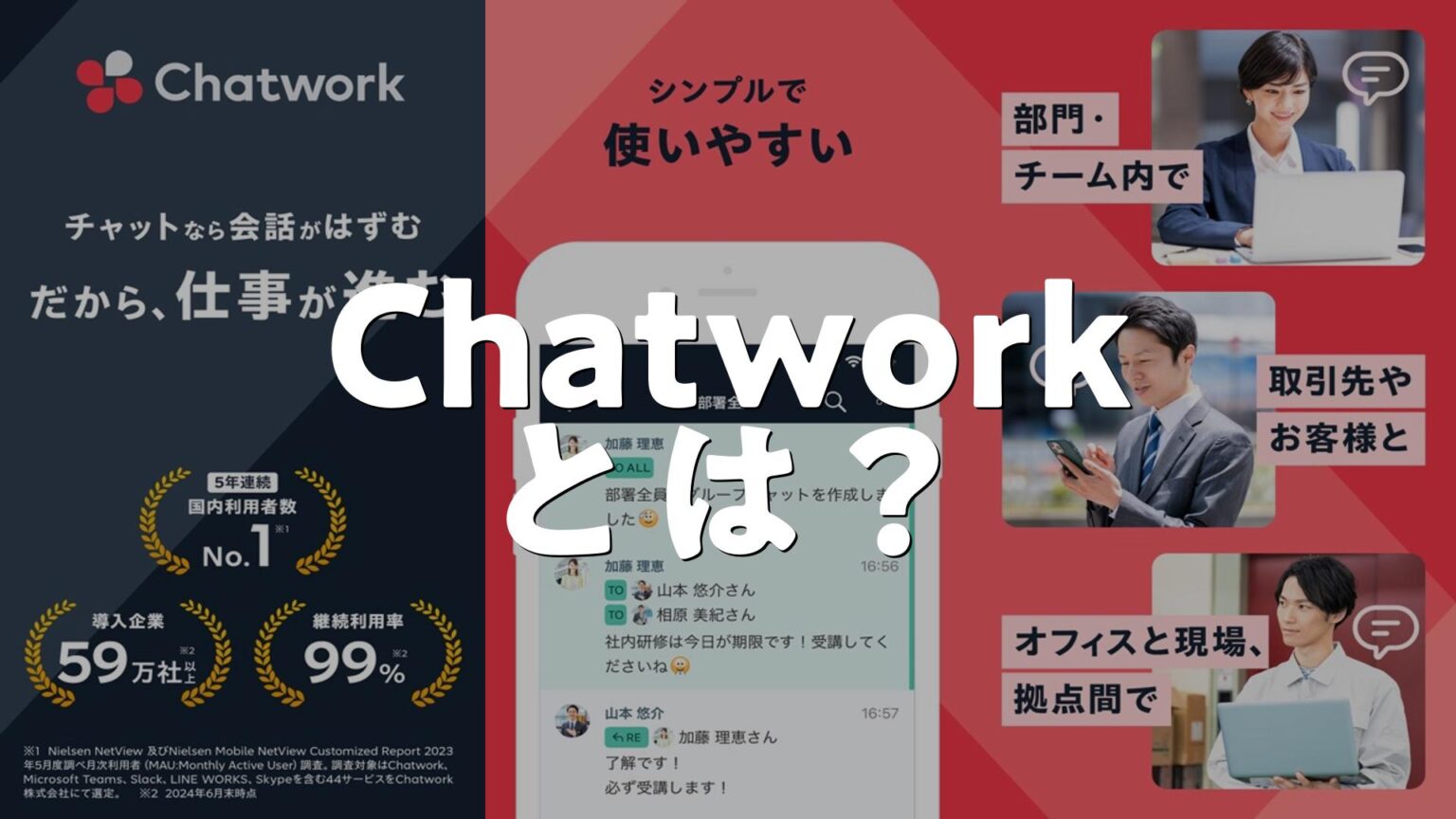 Chatworkとは？アプリで何ができる？使い方、評価、無料か調査 | AppMatch