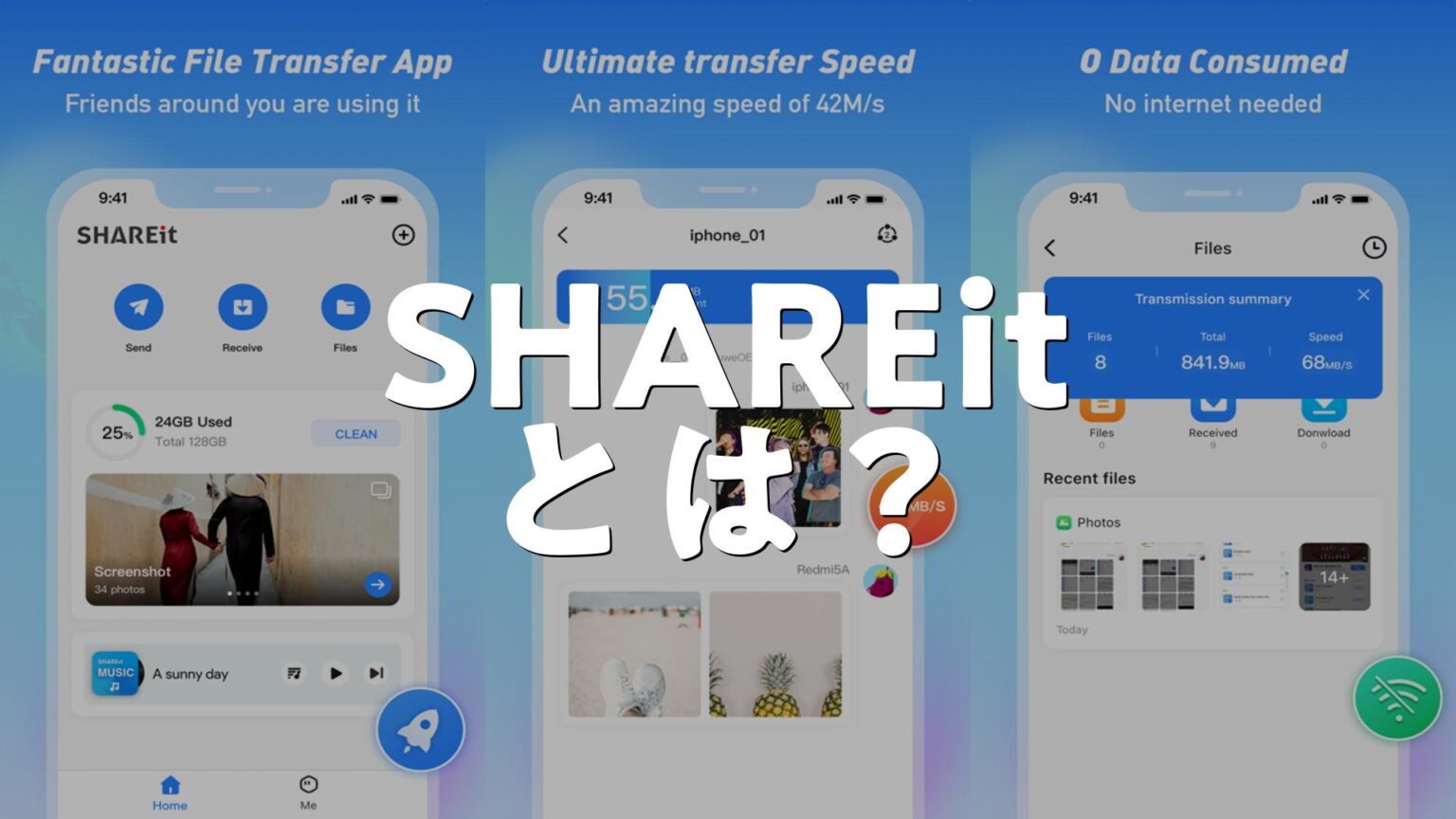 SHAREit: Transfer, Share Filesとは？アプリで何ができる？使い方、評価、無料か調査 | AppMatch